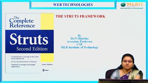 lec49 web technologies i the struts framework part i by dr n
