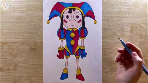 Как нарисовать Помни из Цифрового Цирка Youtube