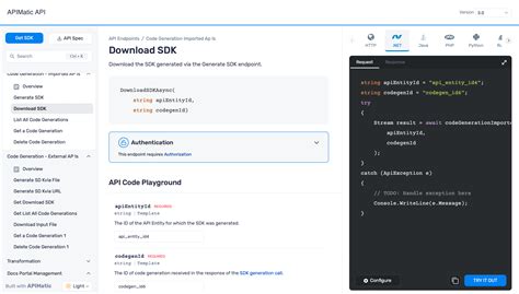 Create Sdk Through Api Apimatic Documentation