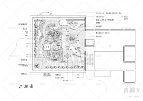 别墅庭院cad图集图块 现代概念方案cad2010别墅庭院cad图集图库 青模cad图库