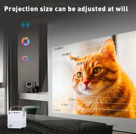 Expose 4K Smart Mini Projector For Phone 999 Lumen Support Ios Android WIFI LED Projector With