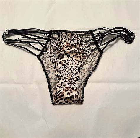 2014 Victorias Secret Very Sexy Leopard Strappy Cage Gem