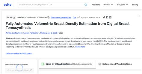 Fully Automated Volumetric Breast Density Estimation From Digital Breast Tomosynthesis