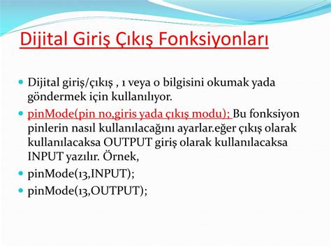 PPT Arduino Dersi PowerPoint Presentation Free Download ID 4830117