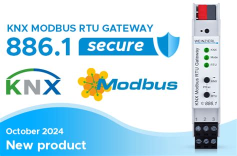 KNX Modbus RTU Gateway Now With KNX Security Weinzierl Engineering GmbH