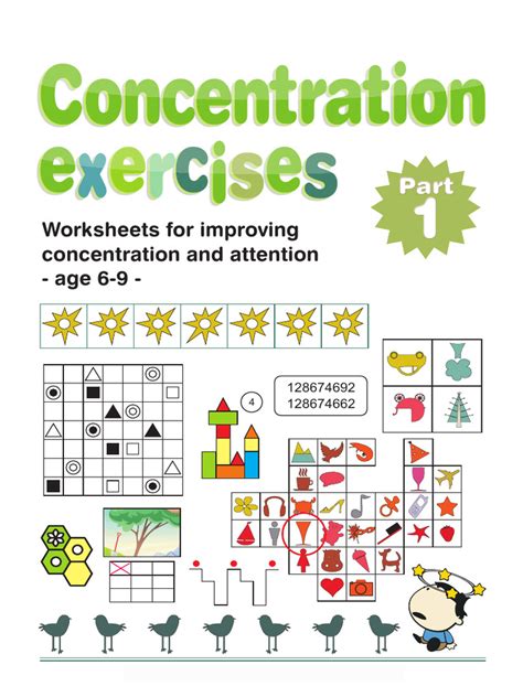 Concentration Exercises 1（6 9岁） Pdf