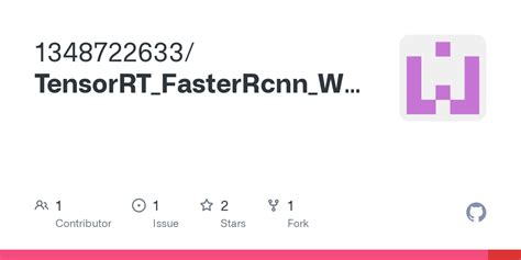 GitHub 1348722633 TensorRT FasterRcnn Windows