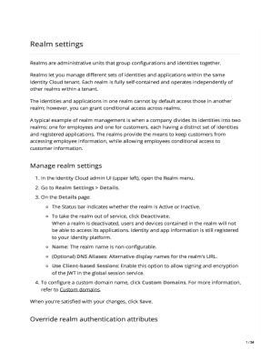 Fillable Online What Are Realms Users Groups And Roles Fax Email