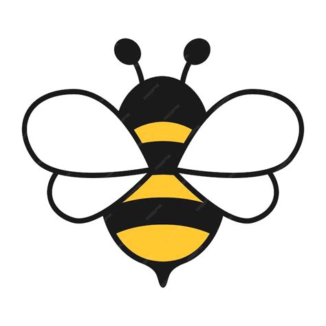 Premium Vector Bee Character Bumblebee Insect
