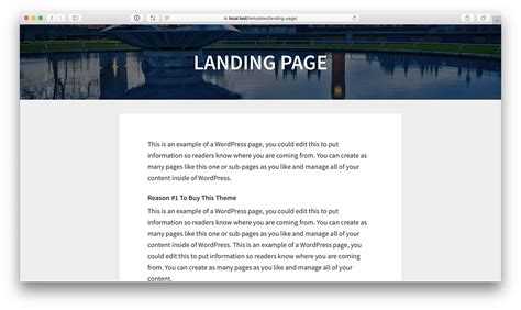 Full Width Responsive Featured Image With Page Title Overlay On Landing Pages In Genesis
