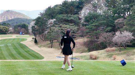 Klpga 주가인 프로 공이 똑 바로 날아가는 드라이버 스윙 슬로우 모션 두산건설 Weve 챔피언십 Golf Golfswing 골프스타 골프 골프스윙 골프레슨