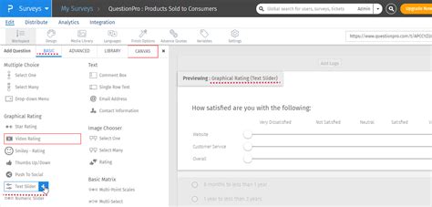 text slider questionpro help document
