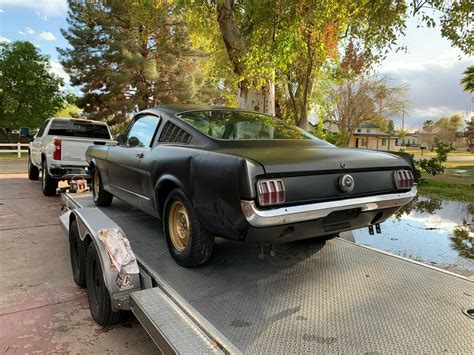 Matte Black 1965 Ford Mustang Looks Like A Vintage Batmobile