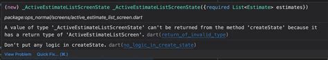 Flutter Dart Linter Libraryprivatetypesinpublicapi Stack Overflow