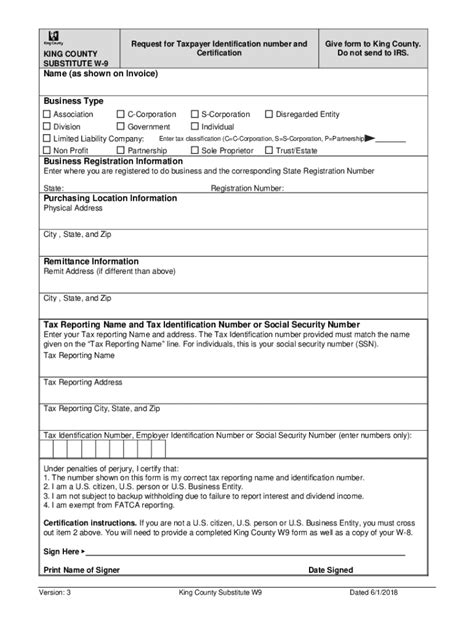 Fillable Online Substitute Form W 9 And Guidelines Fax Email Print Pdffiller
