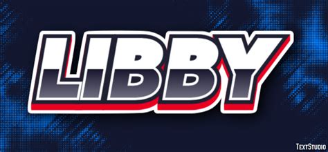 Libby Text Effect And Logo Design Name