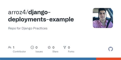 Github Arroz Django Deployments Example Repo For Django Practices