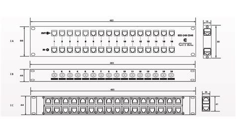 PATCH PANEL SURGE PROTECTOR FOR DATA TELECOM Brooks Power
