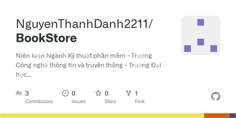 Github Nguyenthanhdanh Bookstore Ni N Lu N Ng Nh K Thu T Ph N M M Tr Ng C Ng Ngh