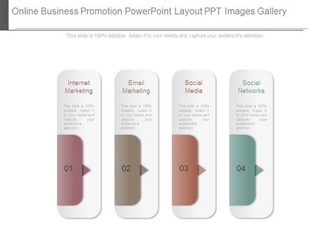 Online Business Promotion Powerpoint Layout Ppt Images Gallery