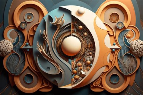 Premium Ai Image Generative Ai Abstract Emotions And Moods On Canvasxa