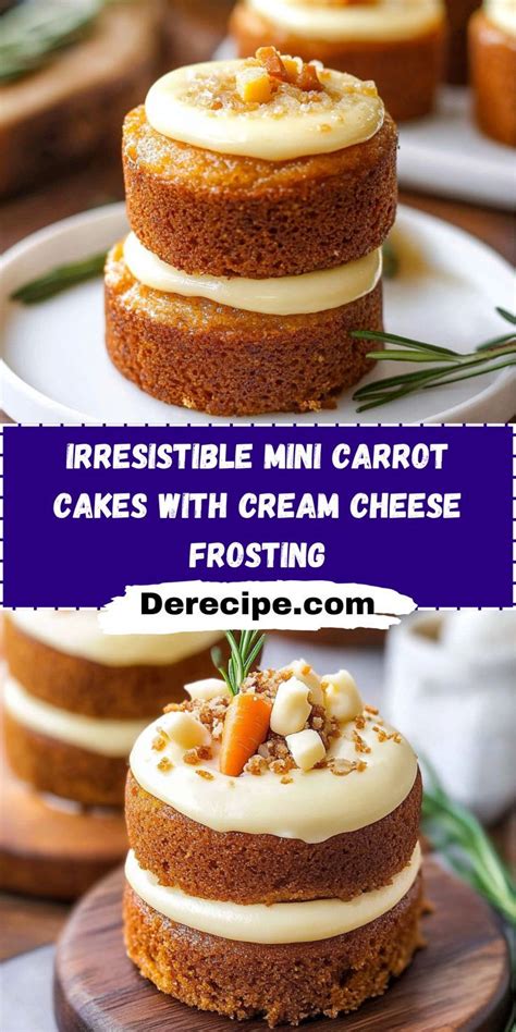 Amazing Mini Carrot Cakes That Will Delight Your Guests Recipe In