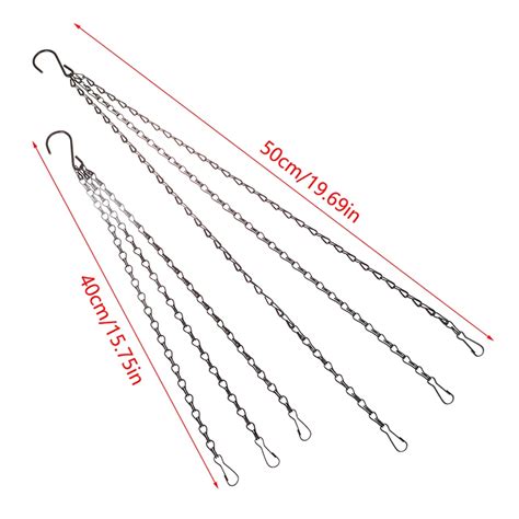 모조 등나무 걸이 바구니 화분 체인 3 후크 체인 식물 성장 분지 가정 정원 장식 1 개 40 Cm 50cm Aliexpress