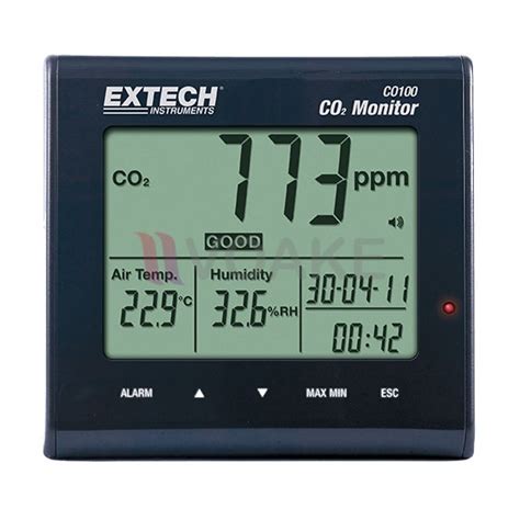 Extech Co100 เครื่องวัดก๊าซคาร์บอนไดออกไซด์ Co2