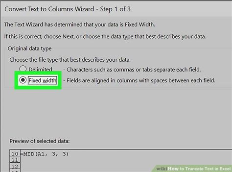 3 Ways To Truncate Text In Excel Wikihow
