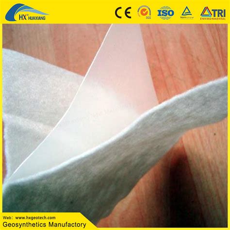 Anti Seepage Smooth Surface Rough Surface Injection Point Composite Geomembrane In Landfill