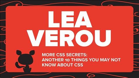 More Css Secrets Another 10 Things You May Not Know About Css Artofit