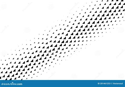 Triangles Halftone Vector Illustration Triangle Geometric Background Texture And Pattern Stock