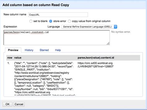 Location Shifting With Open Refine And Wms Collection Management Api Oclc Developer Network