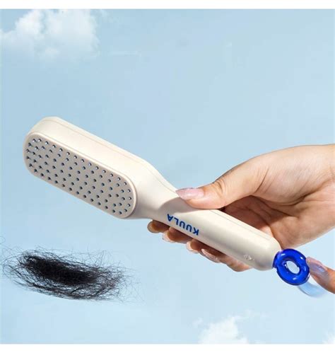 매직 원터치 볼륨 헤어브러쉬 휴대용 소프트 머리 엉킴방지 미니빗 화이트 E609 티몬