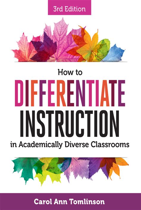 How To Differentiate Instruction In Academically Diverse Classrooms 3rd