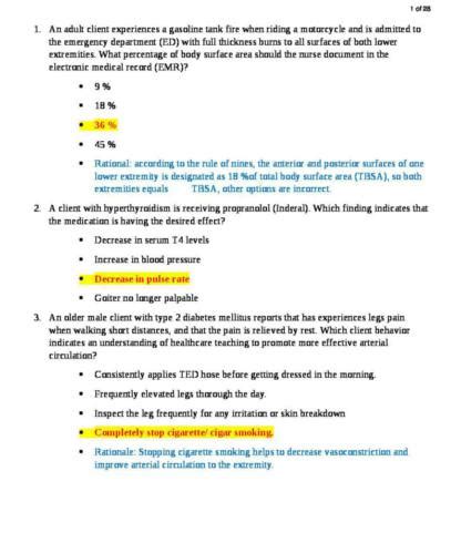 HESI PN Exit Exam V Questions With Answers StudyLast