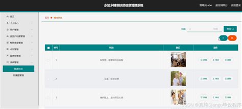 Springboot毕设 永加乡精准扶贫信息管理系统 程序论文 Csdn博客