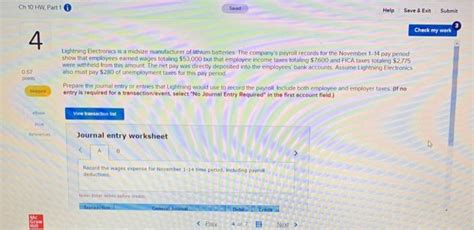 solved ch 10 hw part 1 saved help save and exit submit check