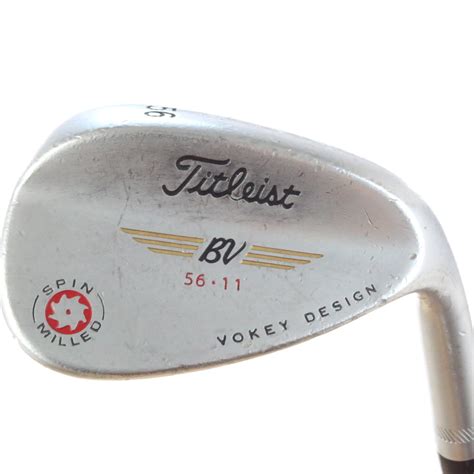 Titleist Spin Milled Tour Chrome Vokey Wedge 56 Degrees 5611 Steel