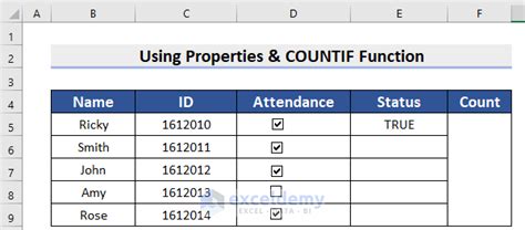 How To Count Checkboxes In Excel 3 Easy Methods Exceldemy