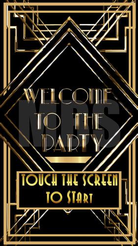 Gatsby Start Screen Photoboothanimations