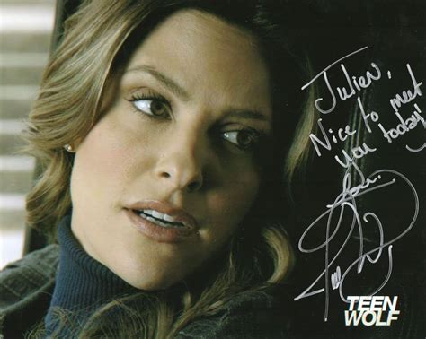 Jill Wagner Teen Wolf Stunning 10x8 Hand Signed Photo Topics