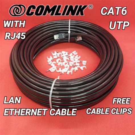 10m To 50m Cat6 Lan Cable 10 Meters To 50 Meters Comlink Outdoor Utp