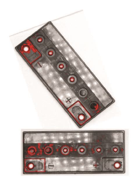the contour extraction of the sealing port a binary image b