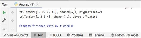 using bfloat16 with tensorflow models in python geeksforgeeks