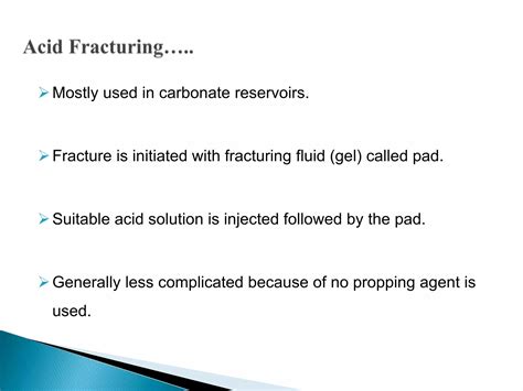 Acid Fracturing Stimulation Pptx