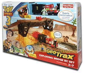 Toy Story 3 Geotrax Exploding Bridge Rc Set New 128089234