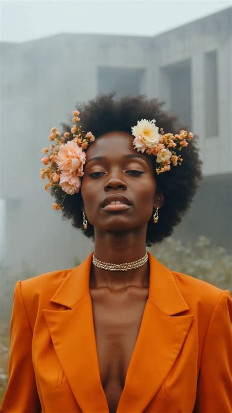 Ai Generated Woman Afro Free Stock Video Pixabay