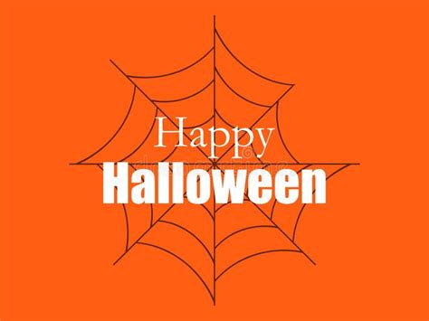 Happy Halloween Background With Spider Web Vector Stock Vector Illustration Of Dangerous