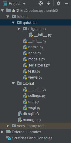 Django Rest Framework Quickstart Tutorial Error The Included Urlconf Tutorial Urls Stack